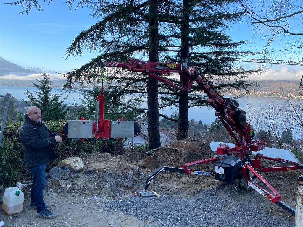 Le Petit Grutier - Location de mini grue à Lyon